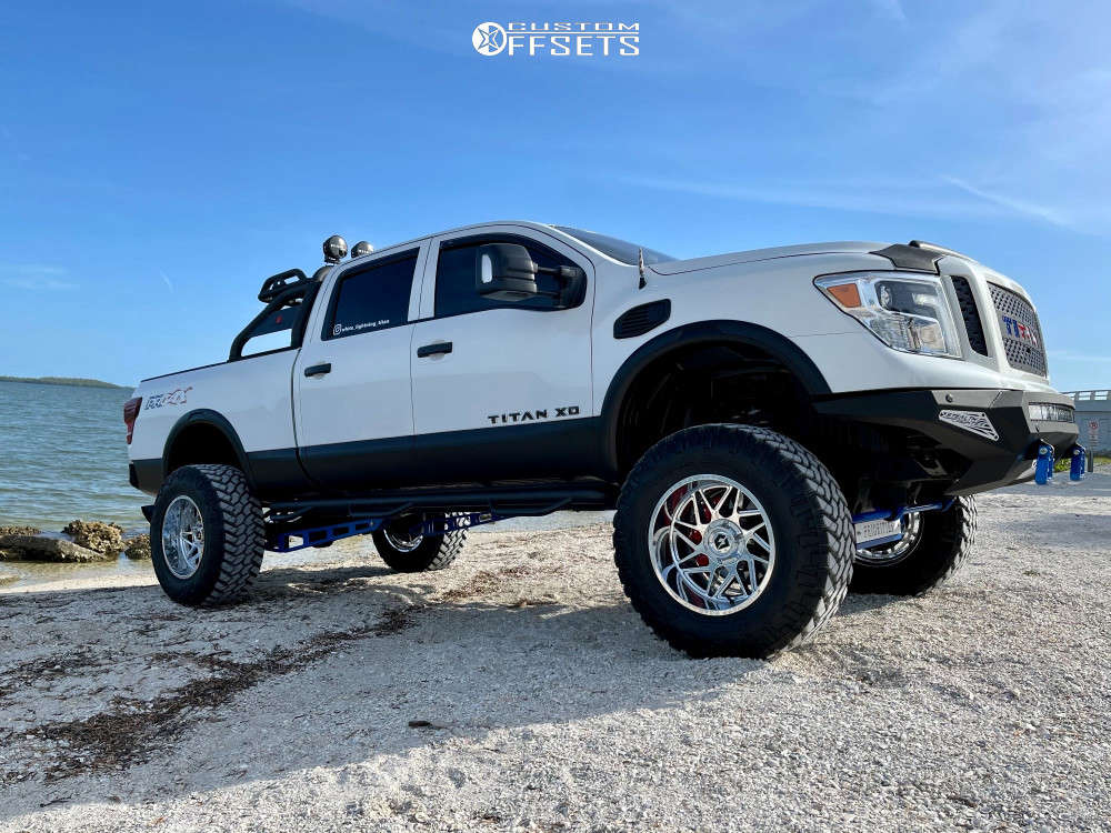 2018 Nissan Titan with 20x12 -44 Gear Off-Road Ratio and 38/13.5R20 ...