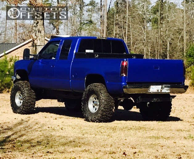 1990 Chevrolet K1500 with 16x8 -22 Mickey Thompson Classic III and 385 ...