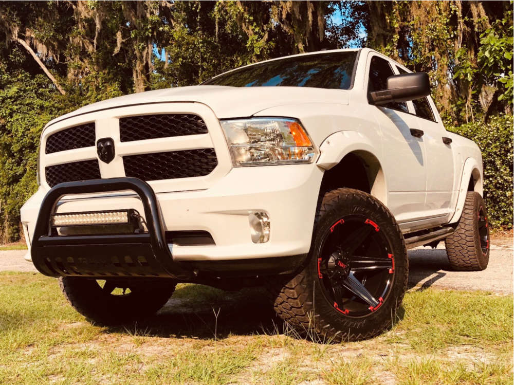 2016 Ram 1500 with 19x12 -45 Tuff T12 and 35/12.5R19 AMP Mud Terrain ...