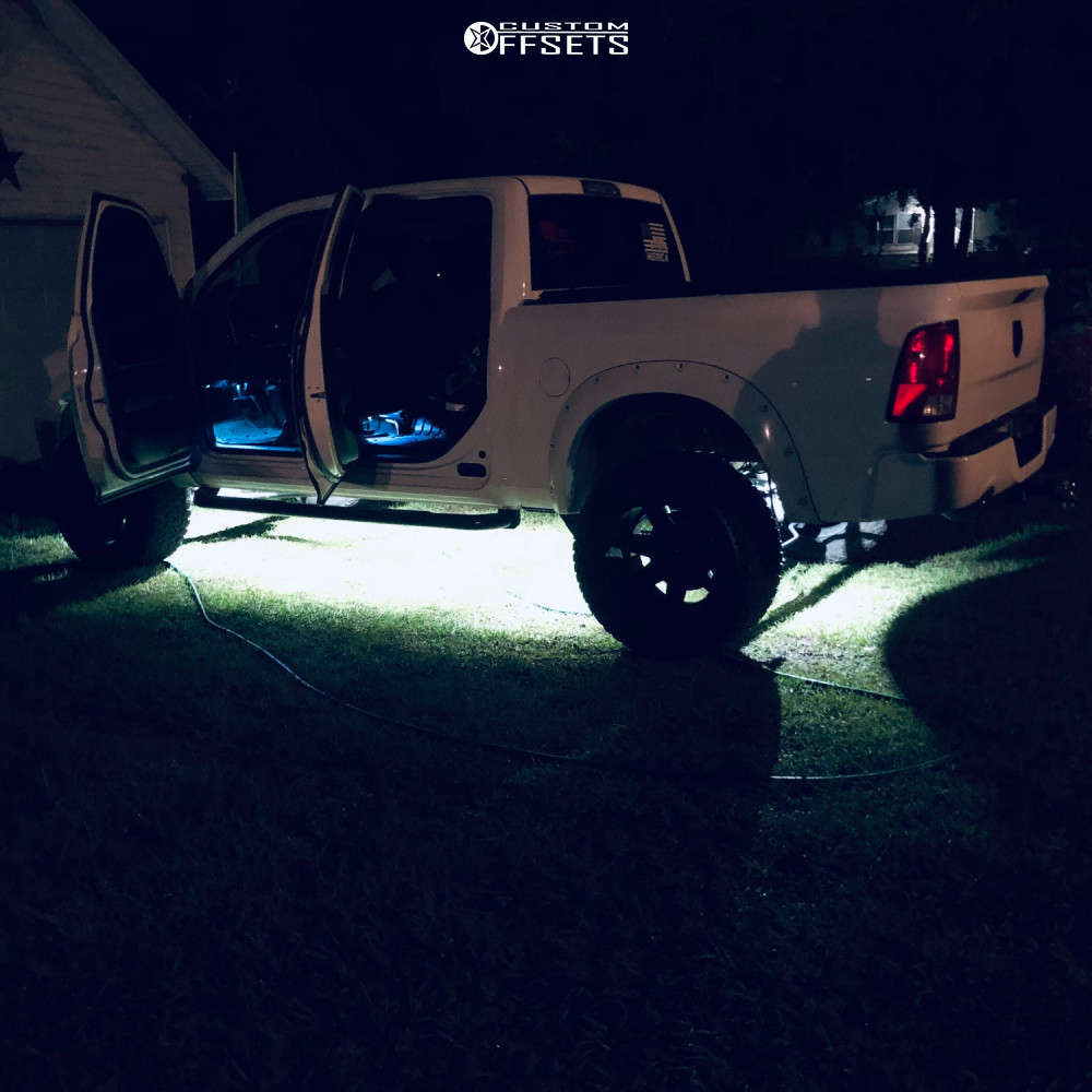2016 Ram 1500 with 19x12 -45 Tuff T12 and 35/12.5R19 AMP Mud Terrain ...