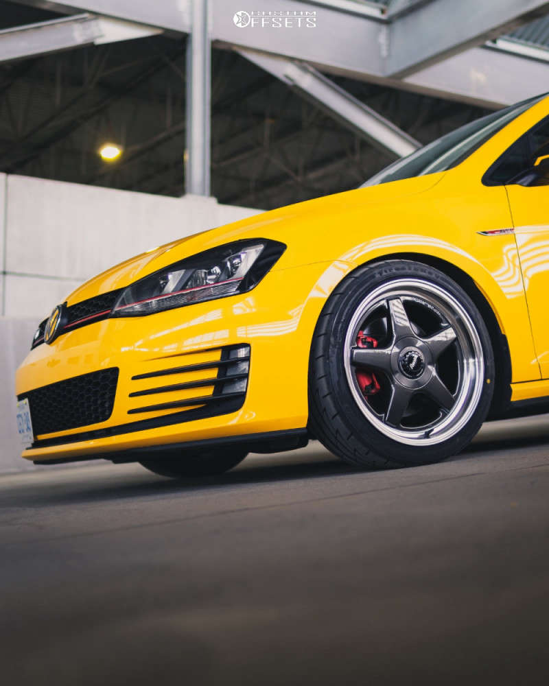 2015 Volkswagen GTI with 18x8.5 38 Revolve Apvd No 0520 and 225/40R18 ...