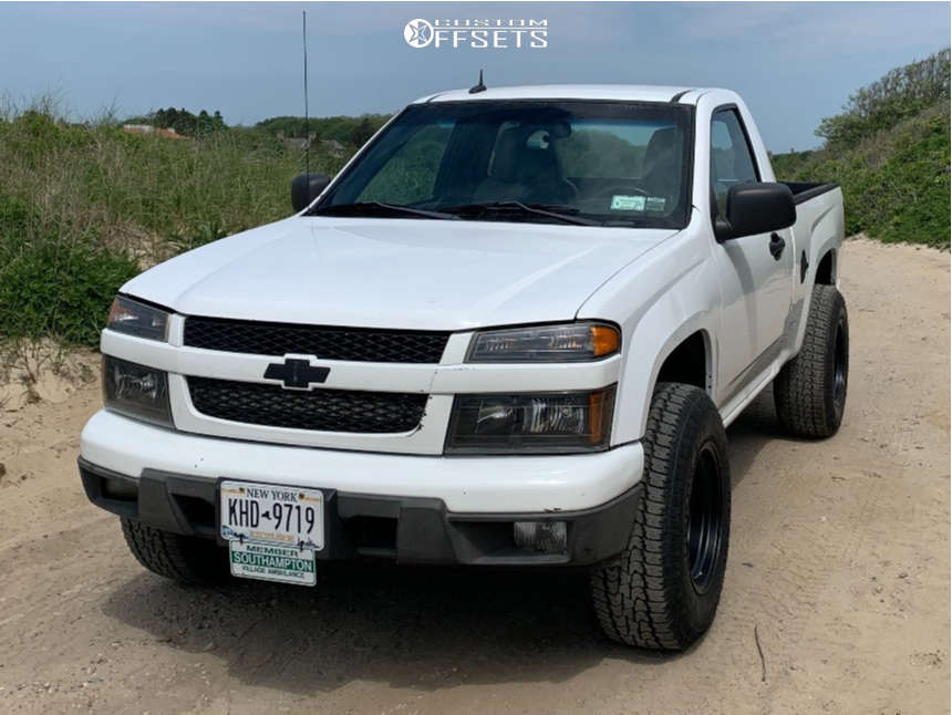 2011 Chevrolet Colorado with 16x10 -25 American Racing Ar172 and 31/10 ...
