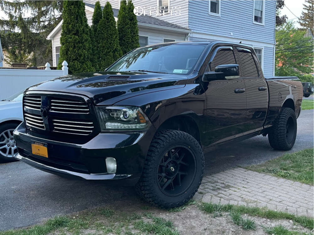 2014 Ram 1500 with 20x10 -25 Vision Sliver and 305/55R20 Radar Renegade ...