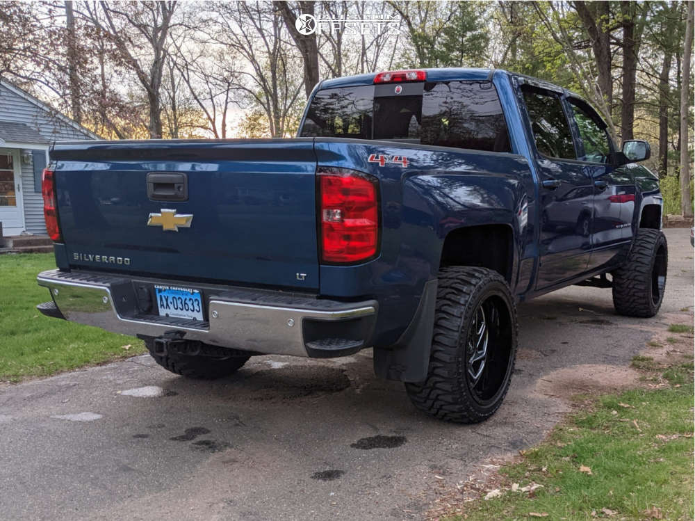 2015 Chevrolet Silverado 1500 with 22x12 -44 Motiv Offroad Morph and 33 ...