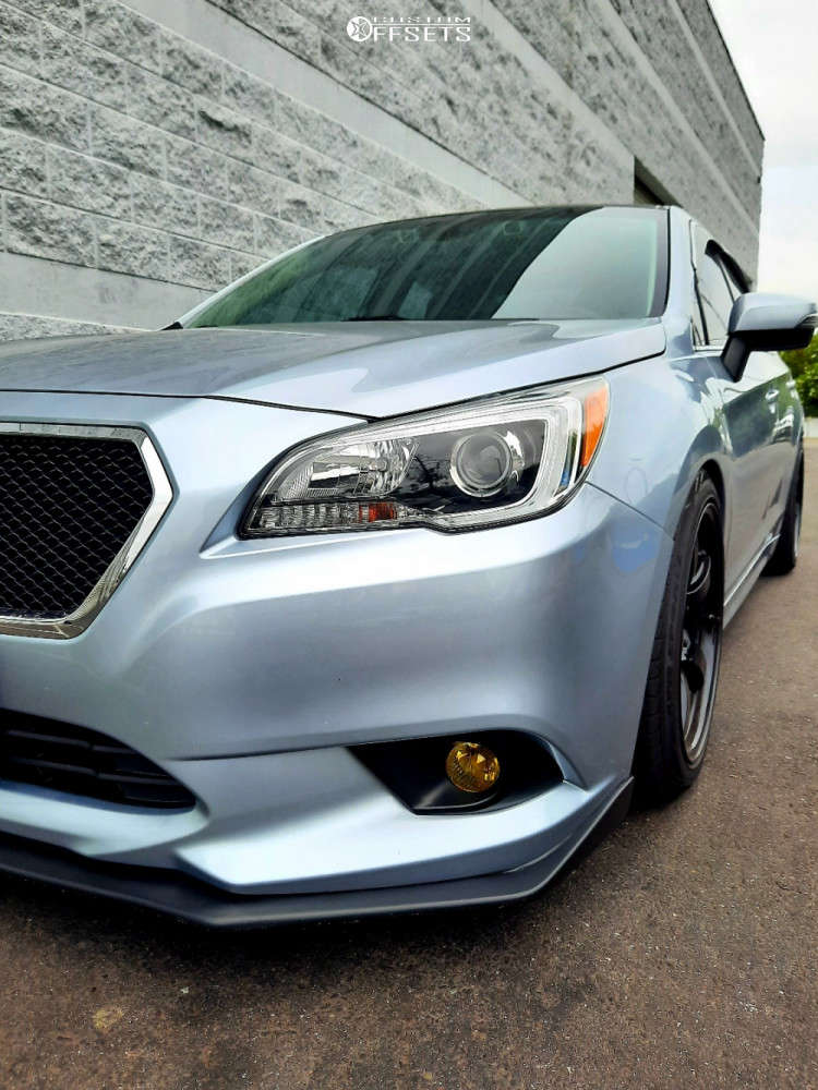 2017 Subaru Legacy with 18x9.5 35 Gram Lights 57cr and 235/45R18 ...