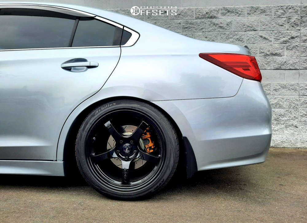 2017 Subaru Legacy with 18x9.5 35 Gram Lights 57cr and 235/45R18 ...