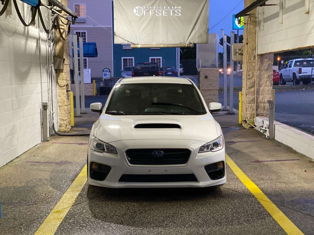 2017 Subaru WRX with 18x8.5 35 XXR 567 and 255/40R18 General Gmax and ...