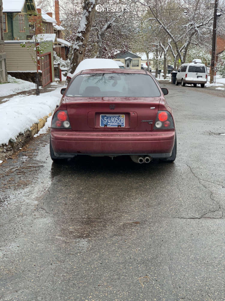 1995 Honda Accord with 16x8 25 Vors Sp1 and 205/40R16 Federal SS595 and ...