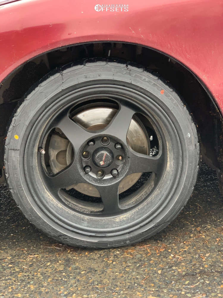 1995 Honda Accord with 16x8 25 Vors Sp1 and 205/40R16 Federal SS595 and ...