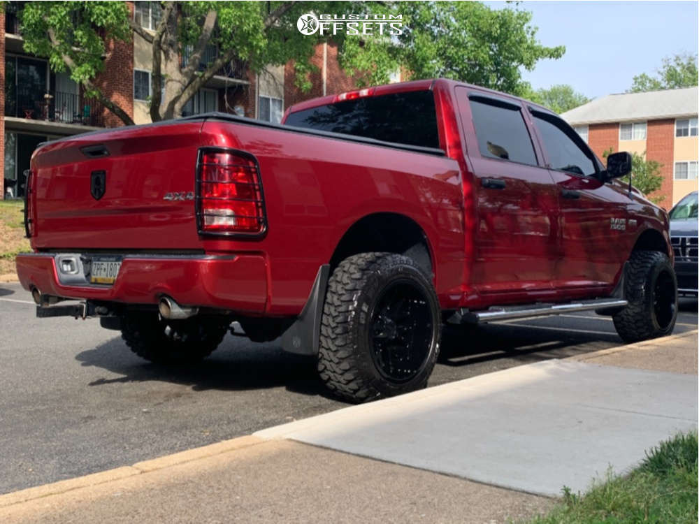 2014 Ram 1500 with 20x12 -44 Hardrock Affliction and 33/12.5R20 Radar ...