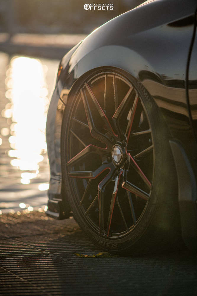 2017 Honda Accord with 20x8.5 35 Shift Spring and 245/35R20 Kumho Ecsta ...