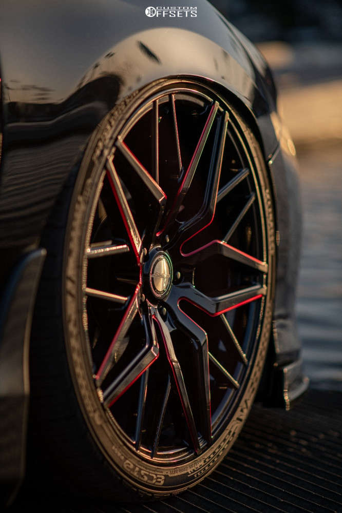 2017 Honda Accord with 20x8.5 35 Shift Spring and 245/35R20 Kumho Ecsta ...