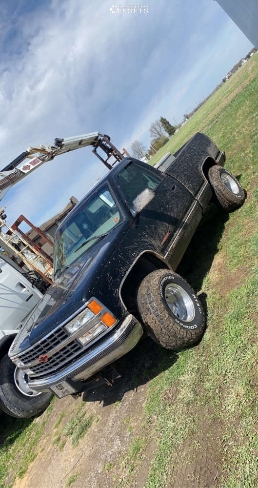 1997 Chevrolet K1500 with 15x10 -24 Weld Racing Road Hawks and 32/11 ...