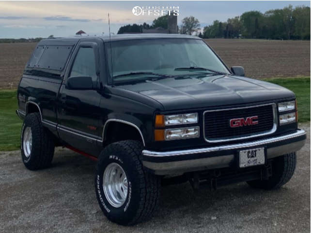1997 Chevrolet K1500 with 15x10 -24 Weld Racing Road Hawks and 32/11 ...