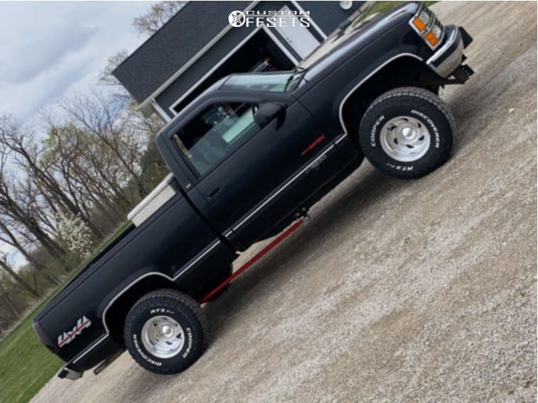1997 Chevrolet K1500 with 15x10 -24 Weld Racing Road Hawks and 32/11 ...