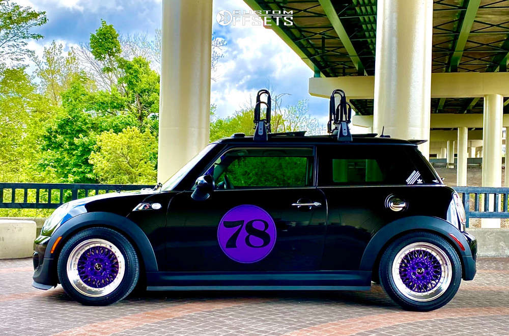 2013 Mini Cooper with 16x8 20 JNC Jnc004 and 195/55R16 Bridgestone ...