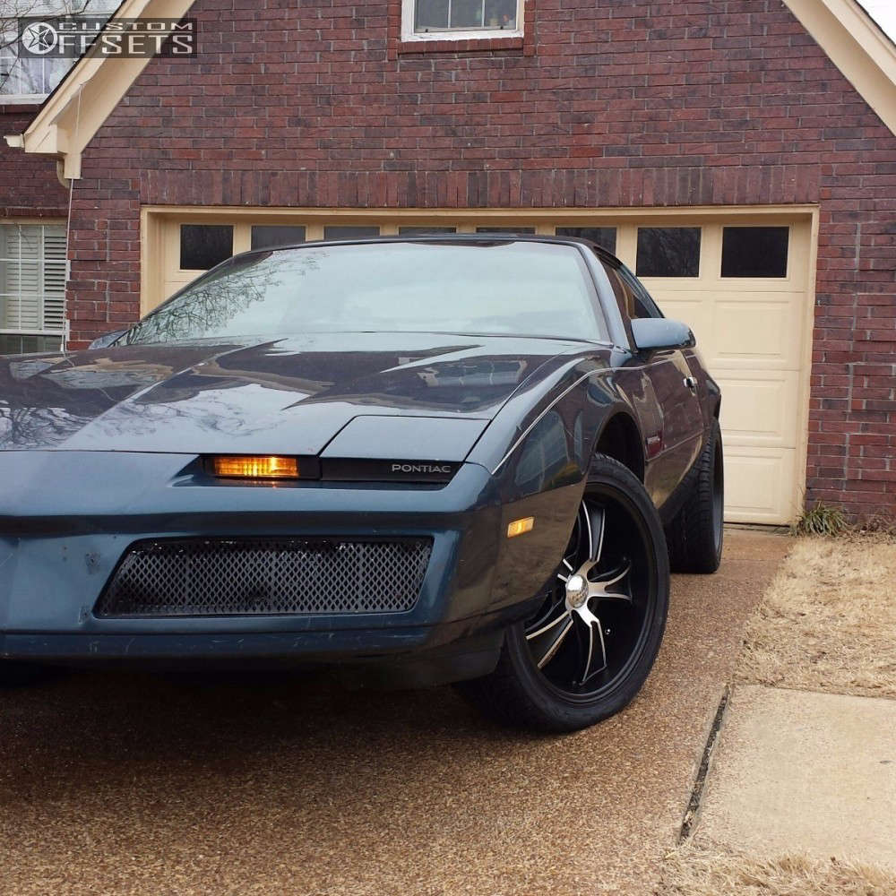 1983 Pontiac Firebird with 18x8 American Racing VN805 and 235/40R18 ...