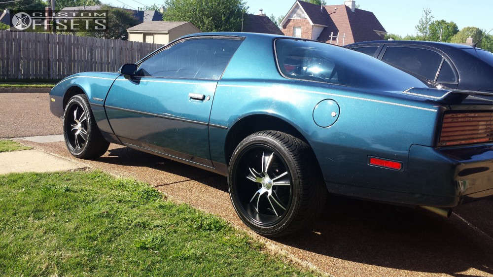 1983 Pontiac Firebird with 18x8 0 American Racing VN805 and 235/40R18 ...