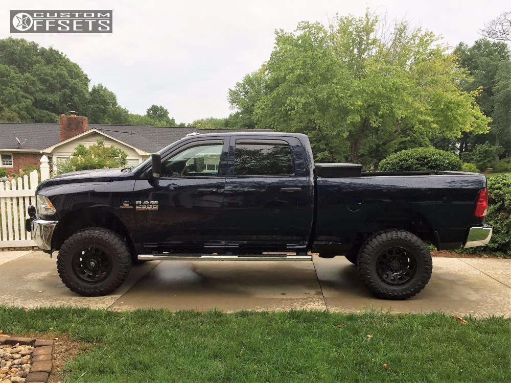 2016 Ram 2500 with 18x9 20 Fuel Vector and 35/12.5R18 Toyo Tires Open ...