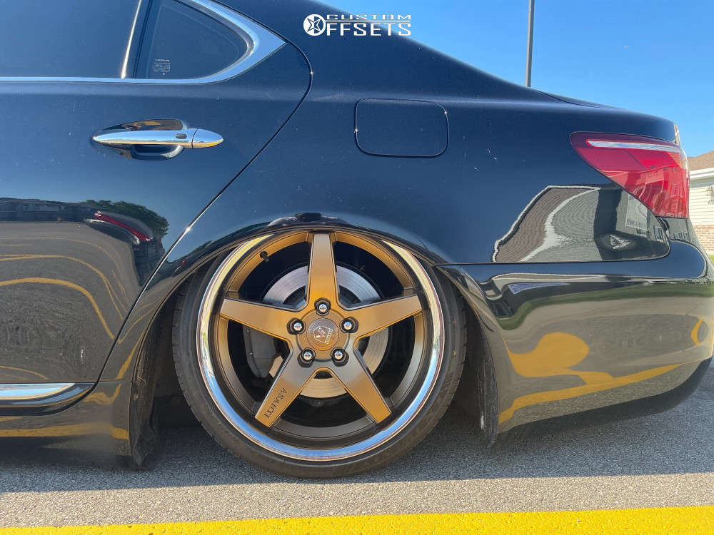 2010 Lexus LS460 with 20x9 35 Asanti Black Abl-31 and 235/30R20 Lexani ...