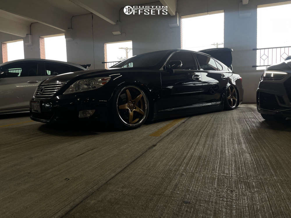 2010 Lexus LS460 with 20x9 35 Asanti Black Abl-31 and 235/30R20 Lexani ...