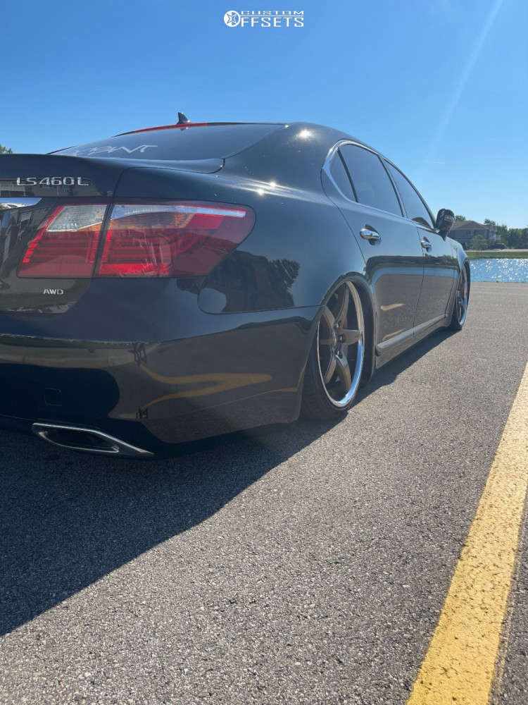 2010 Lexus LS460 with 20x9 35 Asanti Black Abl-31 and 235/30R20 Lexani ...
