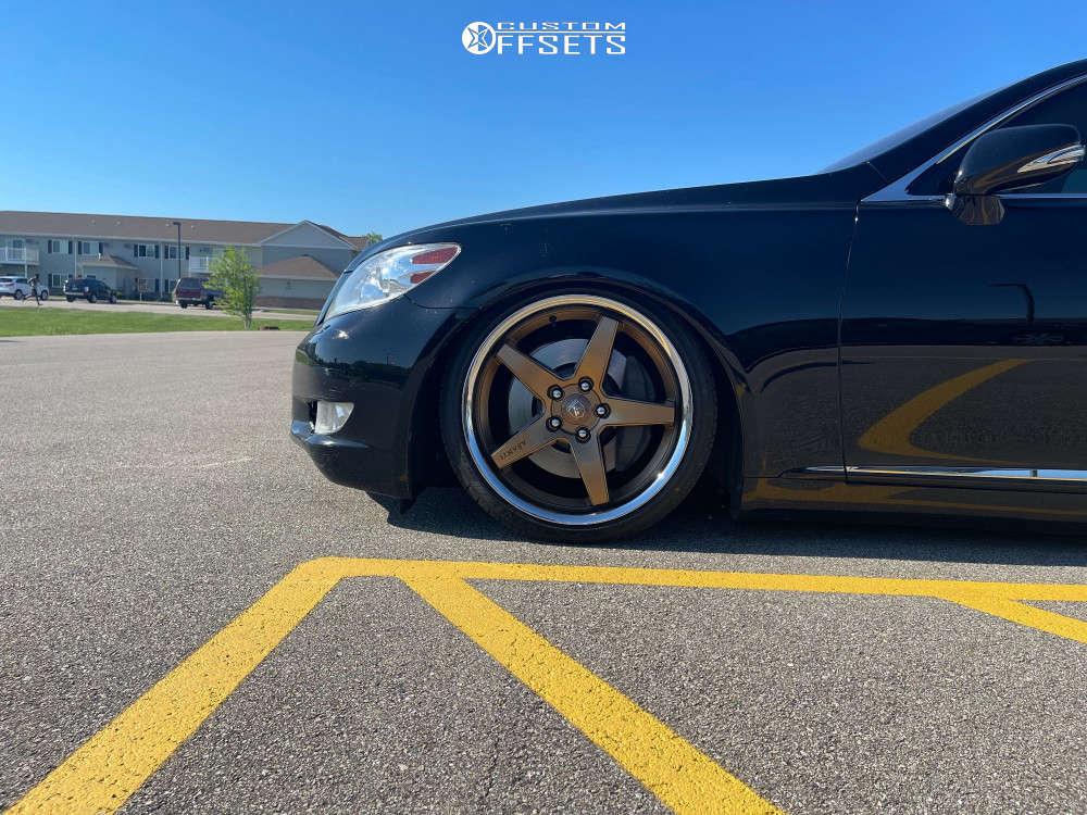 2010 Lexus LS460 with 20x9 35 Asanti Black Abl-31 and 235/30R20 Lexani ...
