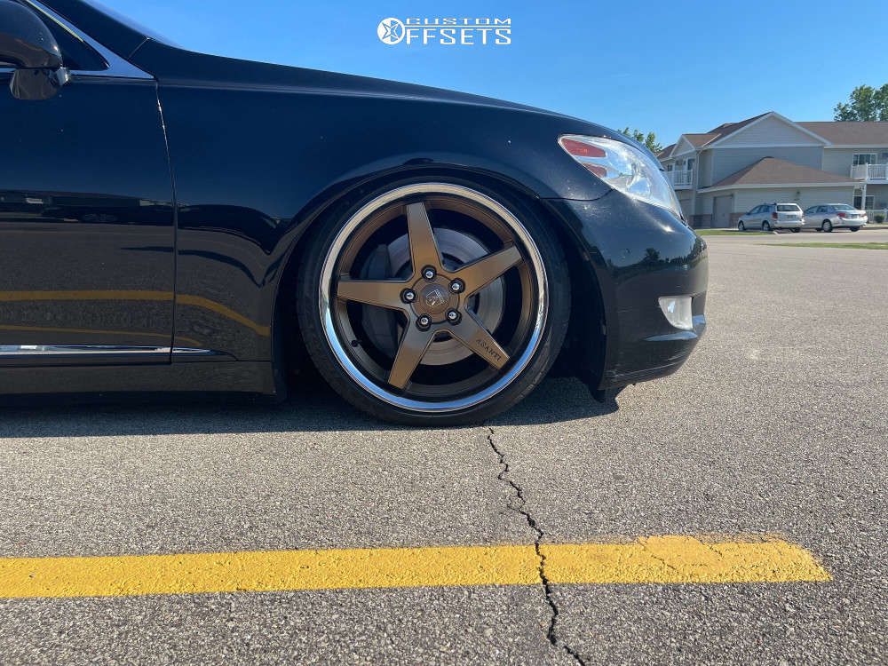 2010 Lexus LS460 with 20x9 35 Asanti Black Abl-31 and 235/30R20 Lexani ...