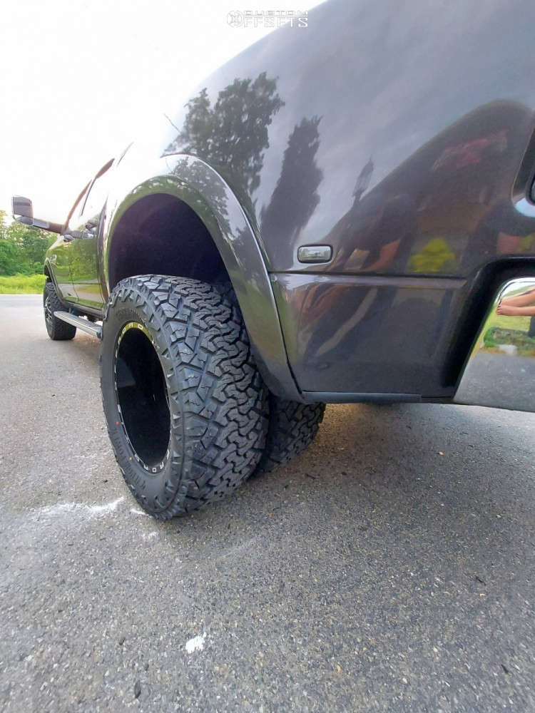 2017 Ram 3500 with 20x8 20 TIS 544BM and 35/12.5R20 Venom Power Terra ...