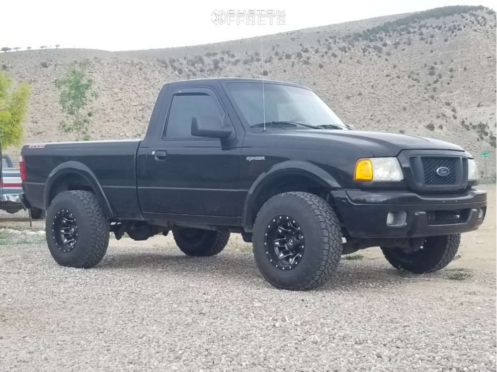 2004 Ford Ranger with 15x10 -43 Fuel Lethal and 31/10.5R15 Toyo Tires ...
