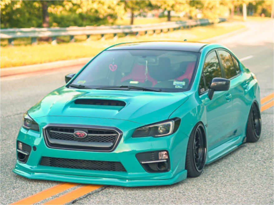 2015 Subaru WRX with 18x9.5 10 Cosmis Racing Xt-206r and 225/35R18 ...