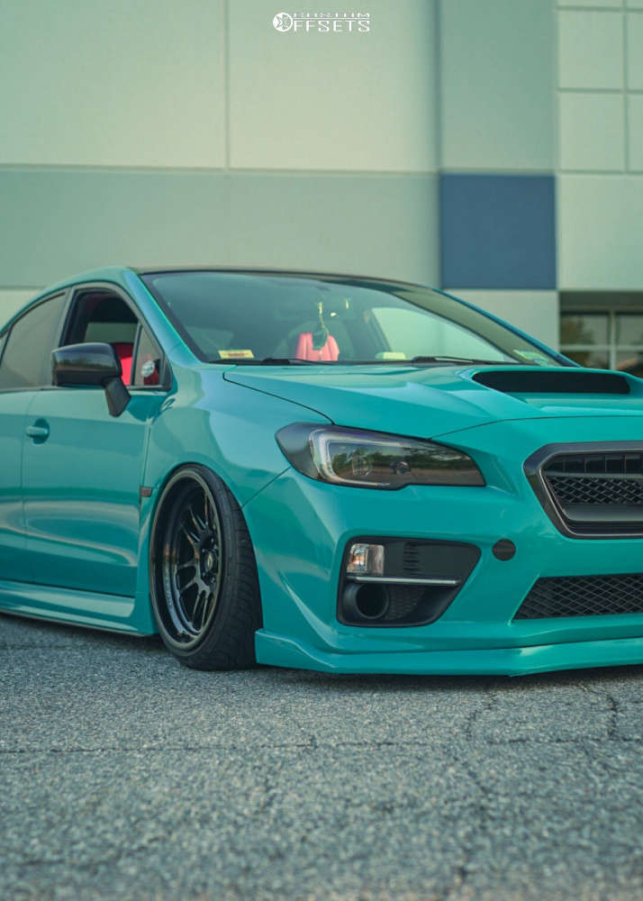 2015 Subaru WRX with 18x9.5 10 Cosmis Racing Xt-206r and 225/35R18 ...