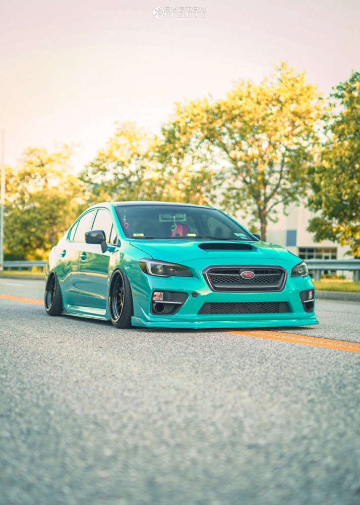 2015 Subaru WRX with 18x9.5 10 Cosmis Racing Xt-206r and 225/35R18 ...