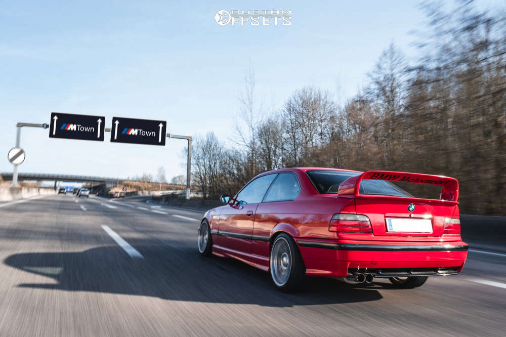 1992 BMW 325i with 17x8.5 15 BBS RC 302 and 215/40R17 Nankang Noble ...
