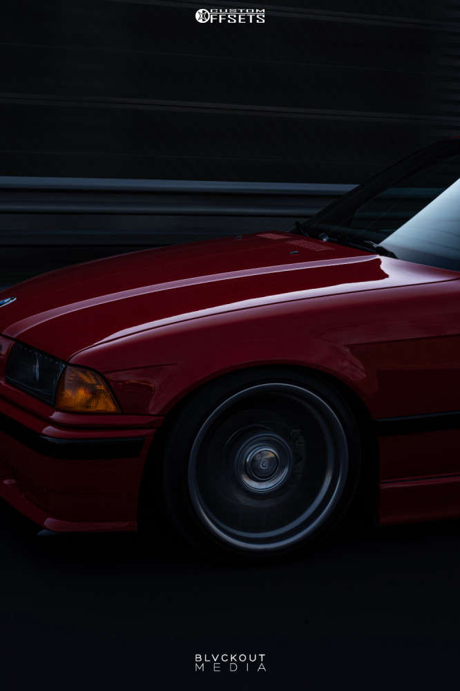 1992 BMW 325i with 17x8.5 15 BBS RC 302 and 215/40R17 Nankang Noble ...