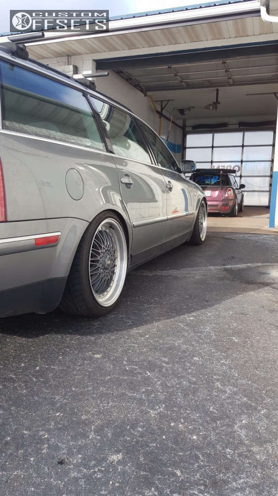 2004 Volkswagen Passat with 18x8.5 32 STR 606 and 225/45R18 Nitto NT555 ...