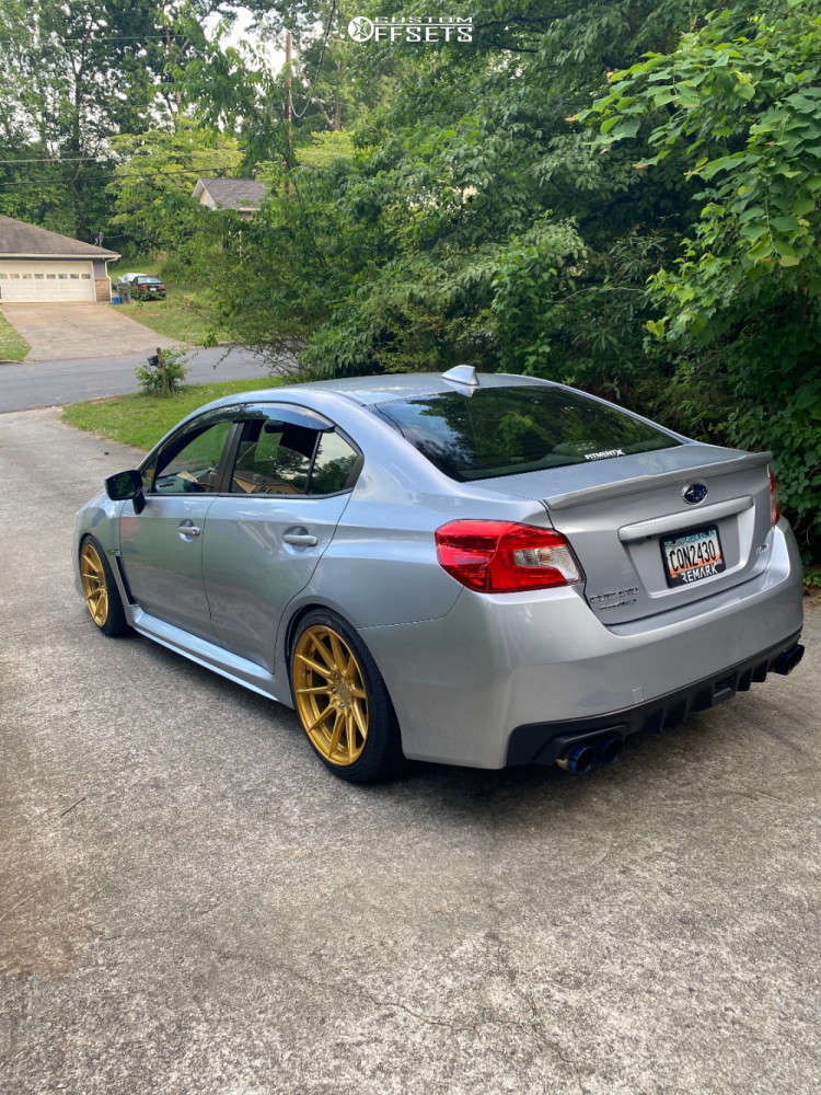 2020 Subaru WRX with 18x9.5 38 F1R F101 and 245/40R18 Westlake Sa07 and ...