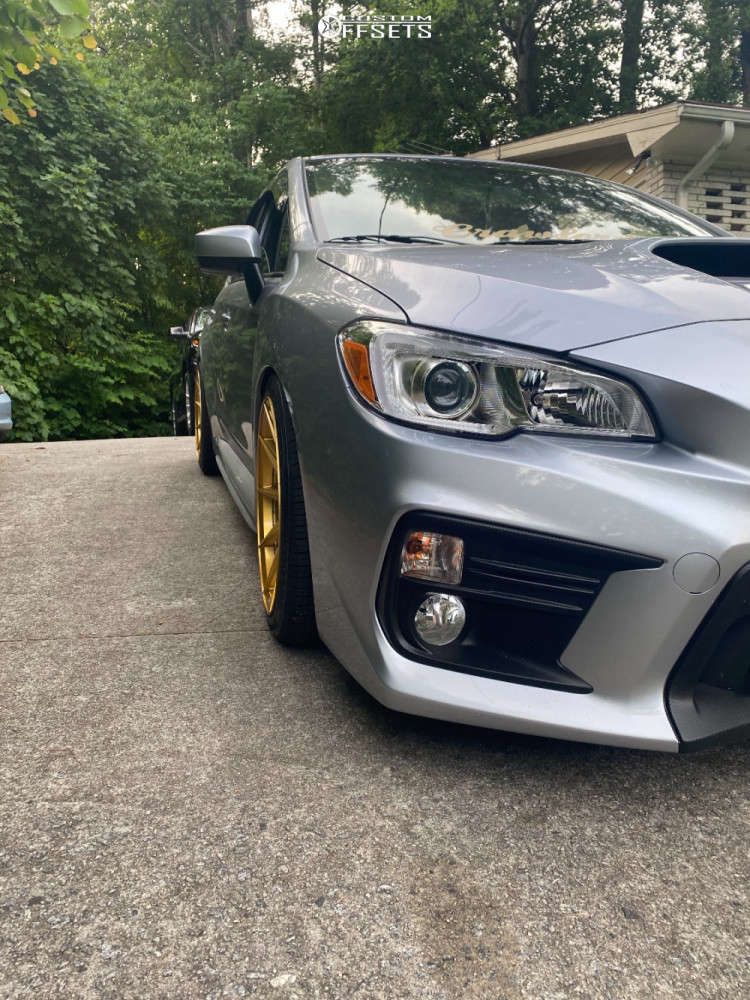 2020 Subaru WRX with 18x9.5 38 F1R F101 and 245/40R18 Westlake Sa07 and ...