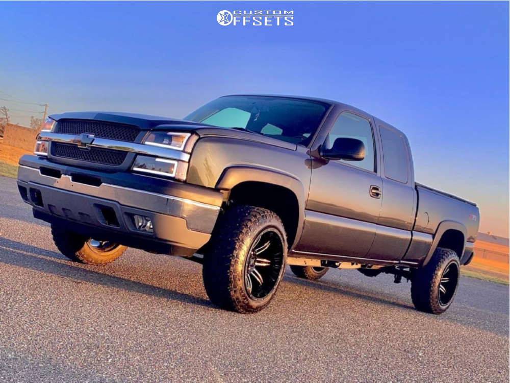 2005 Chevrolet Silverado 1500 with 20x12 -44 Force Off-Road F32 and 33/ ...
