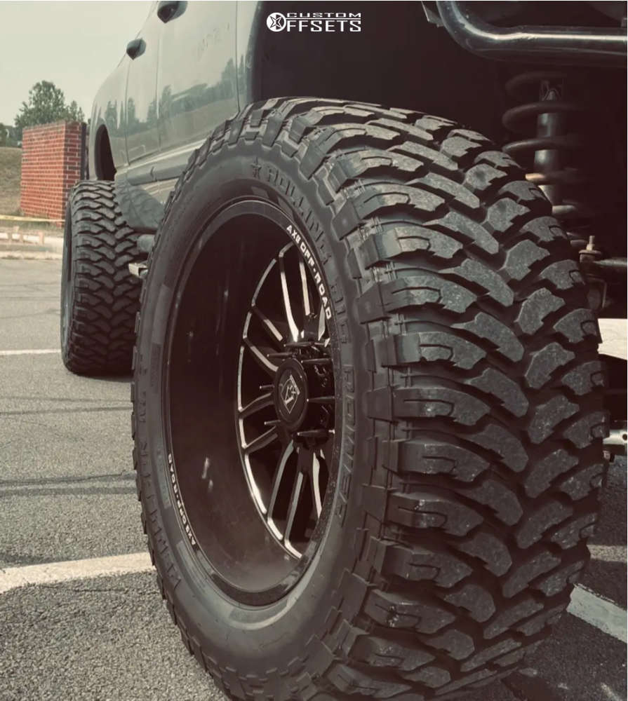 2005 Dodge Ram 2500 with 24x12 -44 Axe Offroad Hades and 40/15.5R24 RBP ...