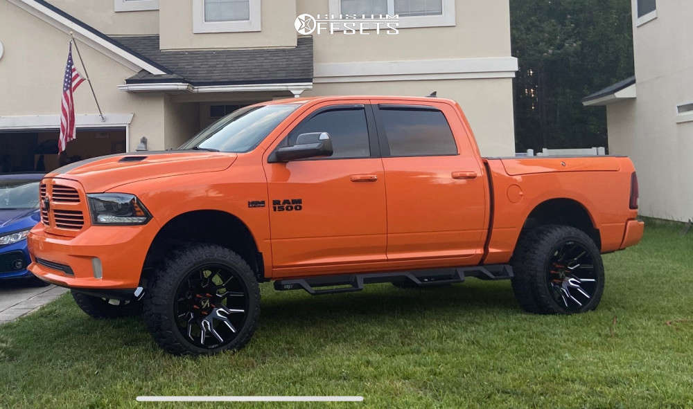 2015 Ram 1500 with 22x12 -51 ARKON OFF-ROAD Roosevelt and 35/12.5R22 ...