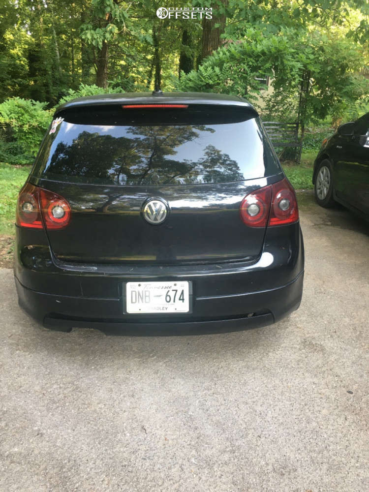 2007 Volkswagen GTI with 18x8 35 Vision Monaco and 225/40R18 Michelin ...