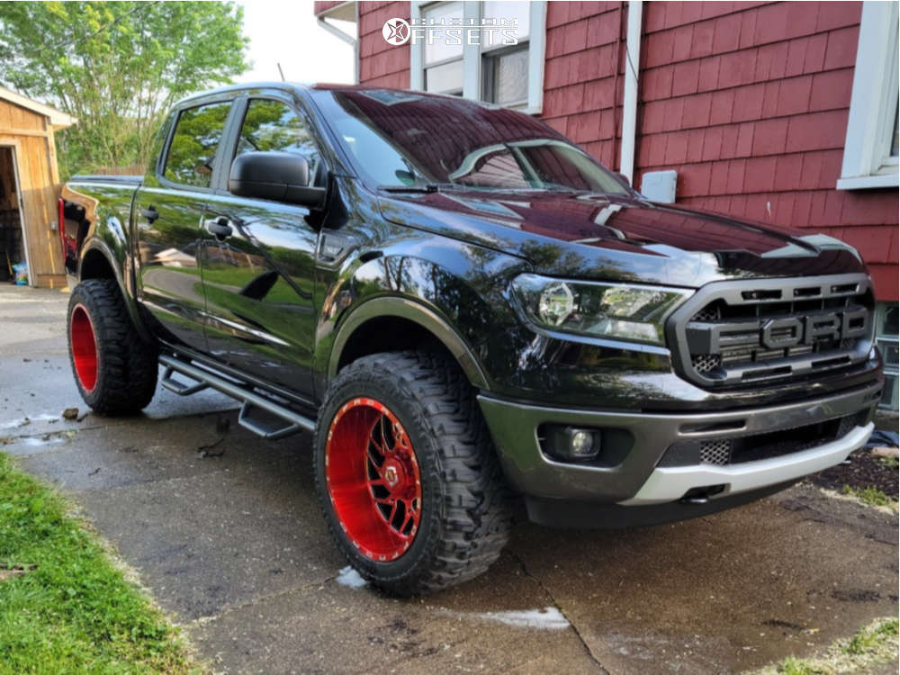 2020 Ford Ranger with 20x12 -44 TIS 544RM and 33/12.5R20 Federal Xplora ...