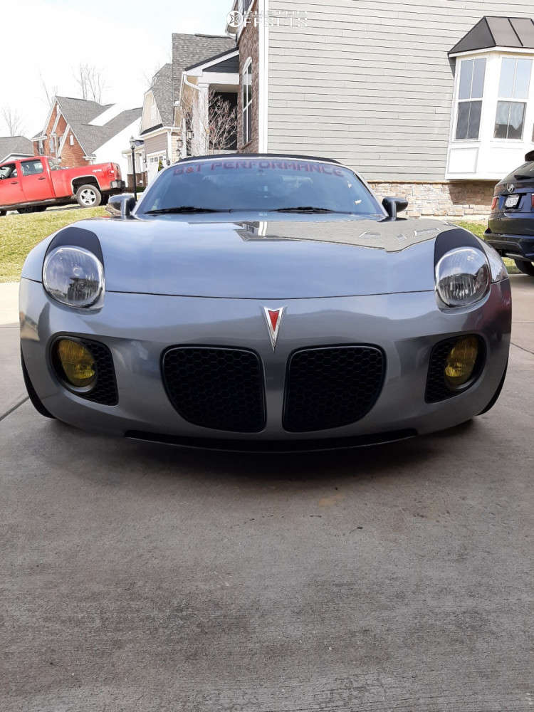2007 Pontiac Solstice with 18x8.5 40 Enkei Stars and 245/45R18 Goodyear ...