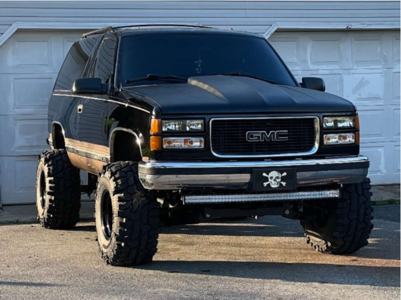 1995 GMC Yukon with 15x12 -76 Bart Wheels Super Trucker and 35/12.5R15 ...