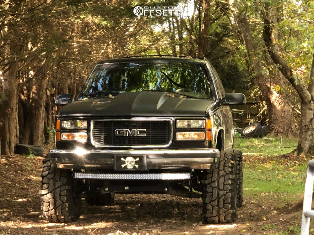 1995 GMC Yukon with 15x12 -76 Bart Wheels Super Trucker and 35/12.5R15 ...