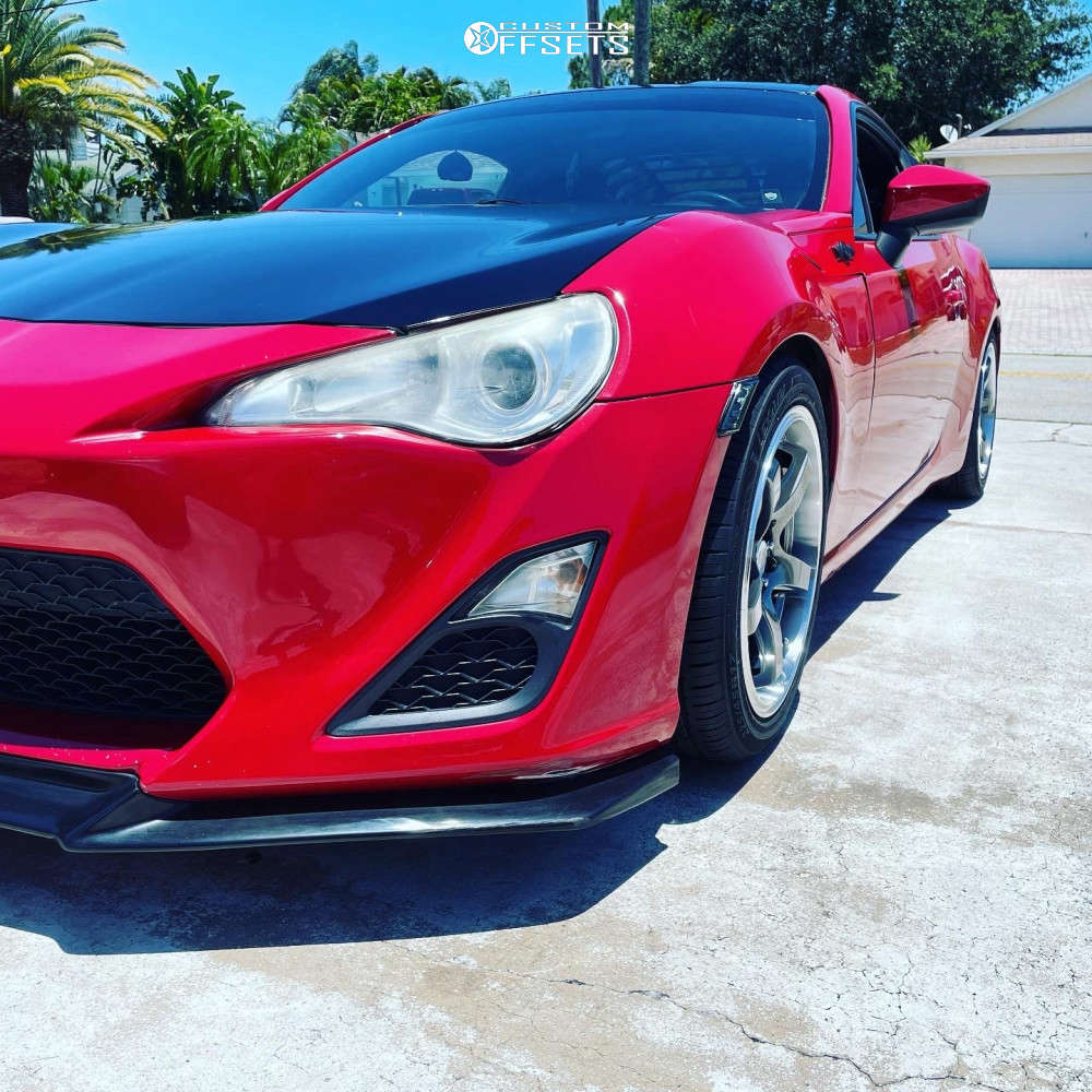 2013 Scion FR-S with 17x8 35 XXR 555 and 225/45R17 Lexani Lx-twenty and ...