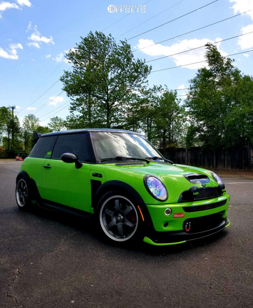 2006 Mini Cooper Wheel Offset Tucked Coilovers | 1712781 | Custom Offsets