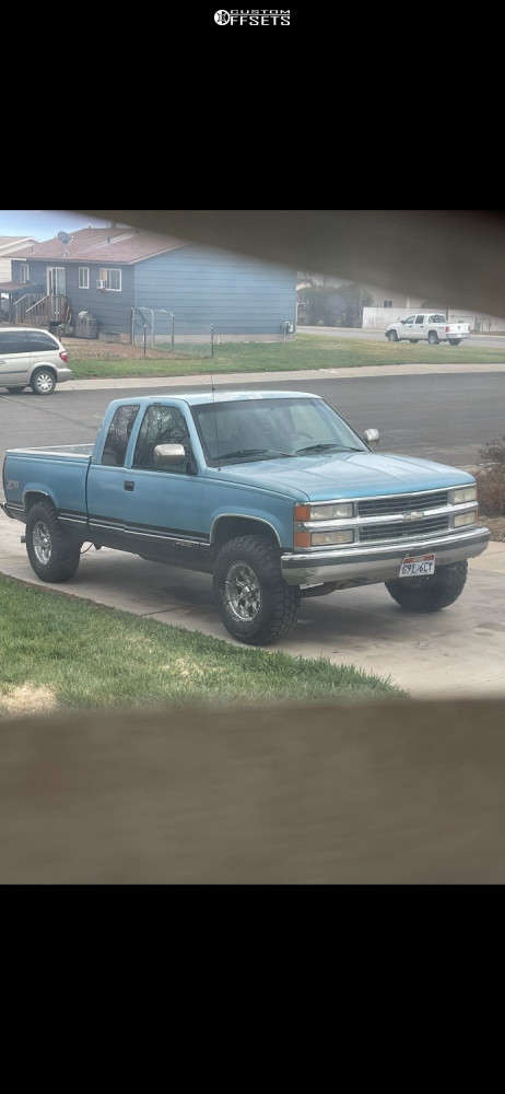 1994 Chevrolet K1500 with 17x6.5 0 American Offroad Renegade and 30/10 ...
