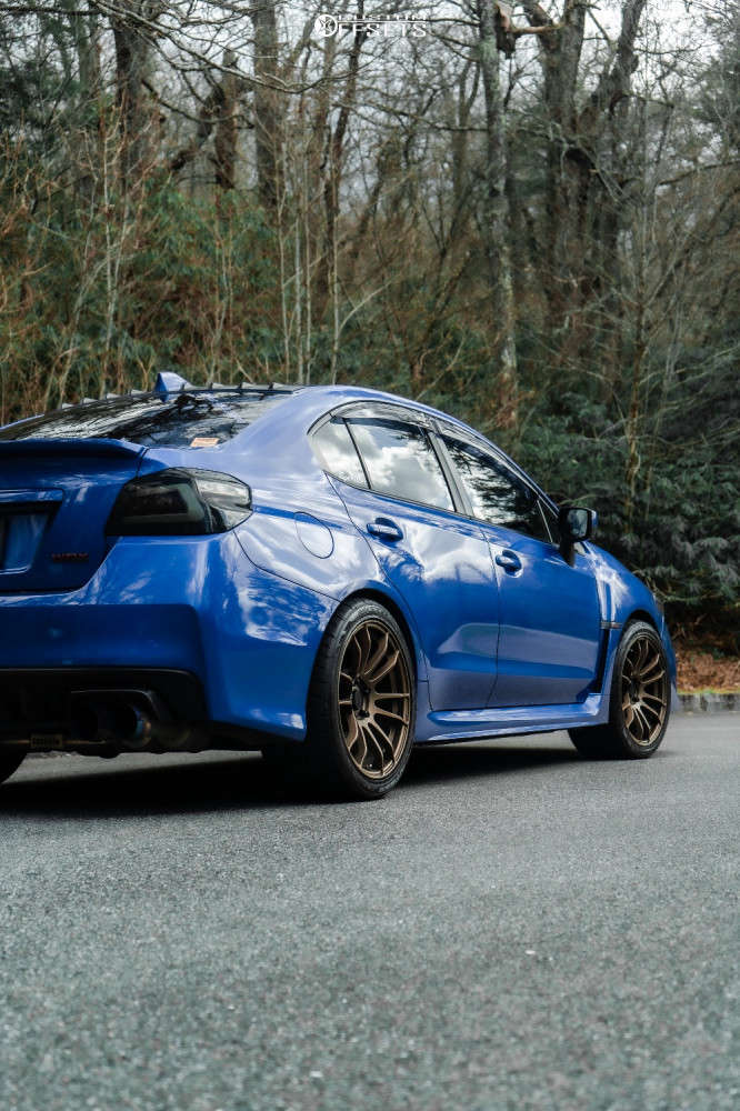 2018 Subaru WRX with 18x9.5 38 AVID1 AV20 and 275/35R18 Nitto Nt555 G2 ...
